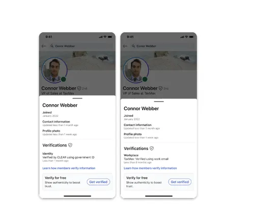 LinkedIn Expands Profile Verification to More Users | Social Media Today