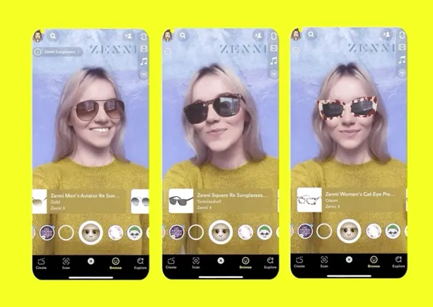 Snapchat Adds 'Catalog-Powered Shopping Lenses' to Simplify AR Product Displays | Social Media Today