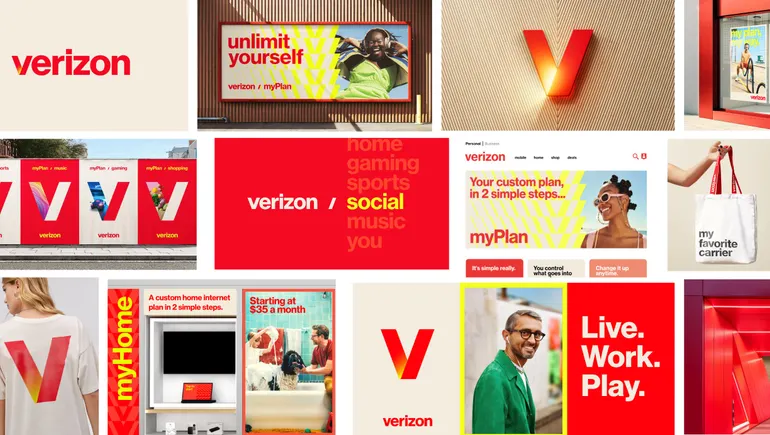 Verizon unveils future-facing new look with ad campaign nodding to its ...