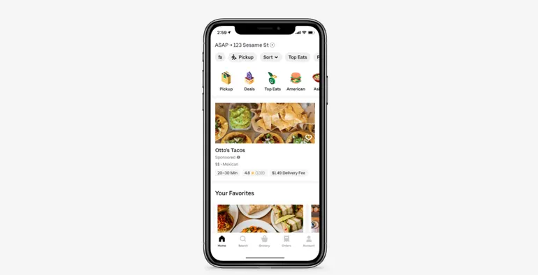 Uber Eats unveils first ad format with sponsored restaurant listings ...