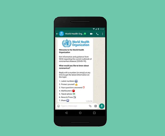 WhatsApp Launches World Health Organization Chatbot to Answer COVID-19 ...