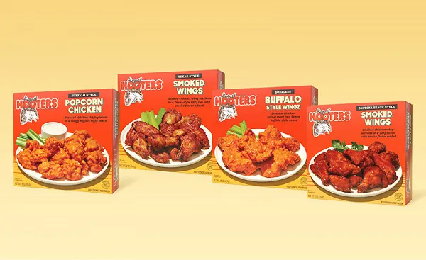 Hooters launches line of frozen appetizers and snacks | Food Dive