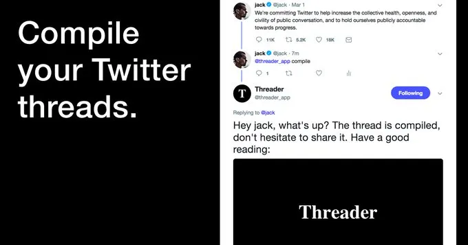 Twitter Acquires Threader App Which Compiles Tweet Threads into ...
