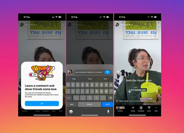 Instagram Adds Stories Comments To Encourage Interaction | Social Media ...