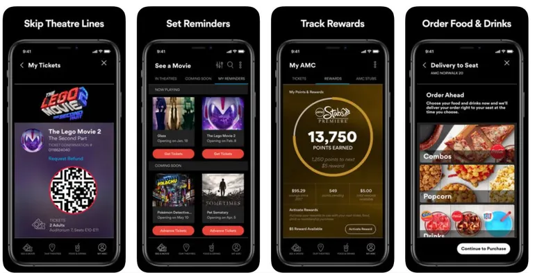 AMC Theatres' revamped app lets moviegoers order snacks ahead ...