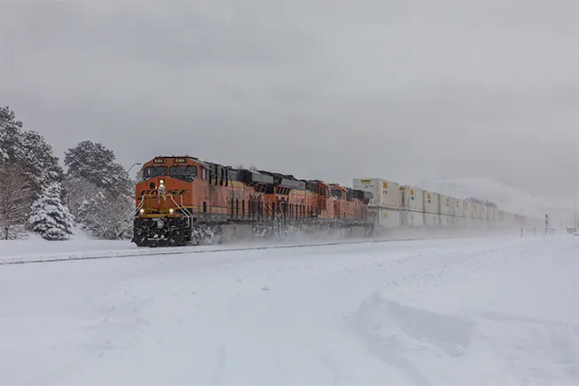 Winter weather disrupts Western rail service, logistics networks ...