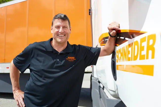 Schneider National driver becomes 3rd to reach record safety feat ...