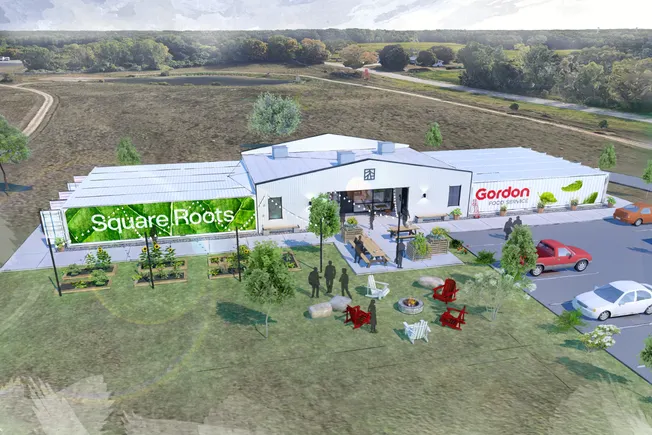 Food distributor opens 1st on-site vertical farm | Grocery Dive