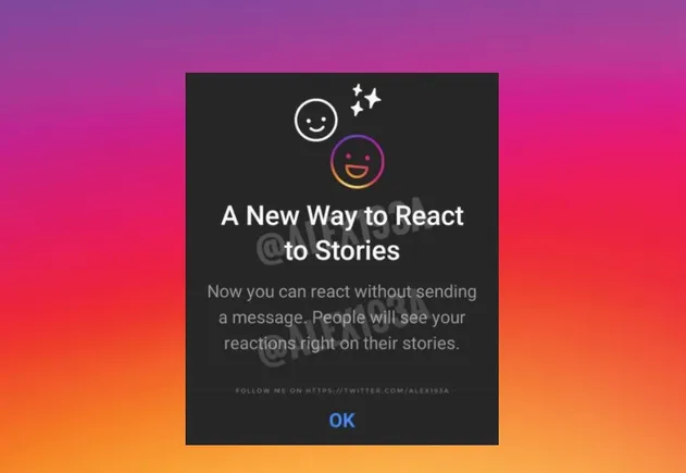 Instagram Tests a New Way for Users to React to Stories Without Sending ...