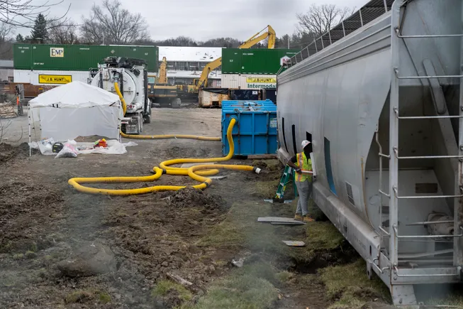 Waste companies in the spotlight as hazardous cleanup from Ohio train ...