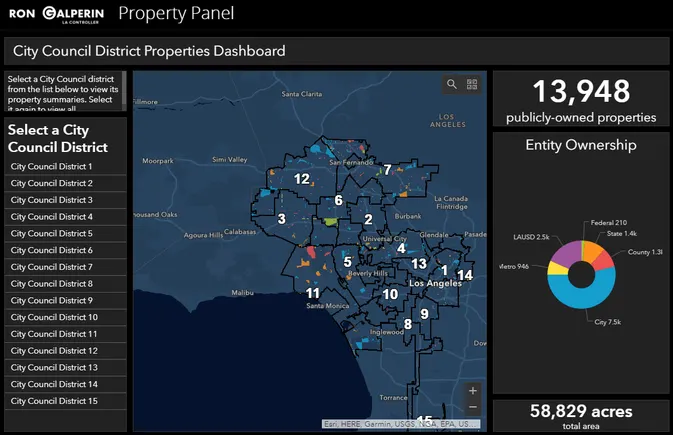 Interactive map details publicly-owned properties in Los Angeles ...
