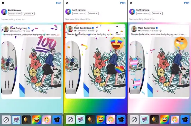 Facebook Tests New Animations When Sharing a Post in the News Feed ...