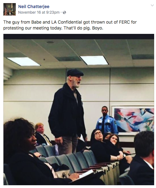 Chatterjee to activist actor Cromwell: 'Come at me bro!' | Utility Dive