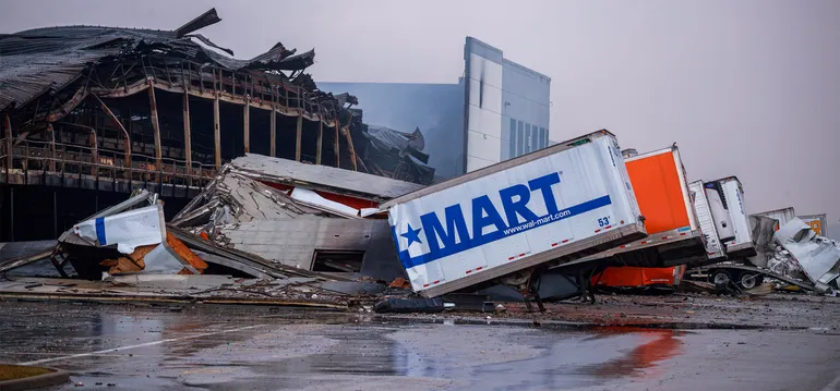 Walmart warehouse fire in Indiana 'put a strain on our system': CEO ...