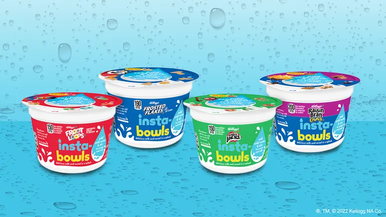 Kellogg debuts portable cereal with ‘instantized milk’ | Food Dive