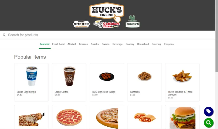 Huck’s adds online ordering to website, app | C-Store Dive