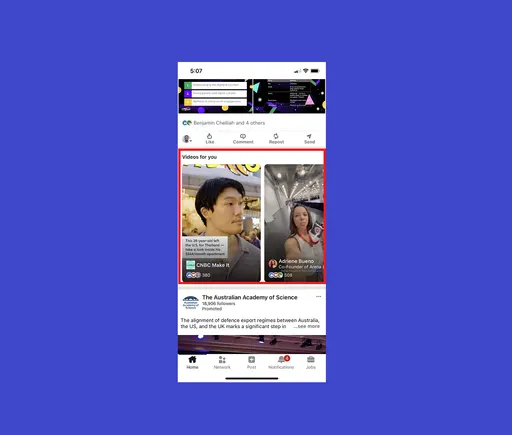 LinkedIn Launches In-Feed Video Carousels | Social Media Today