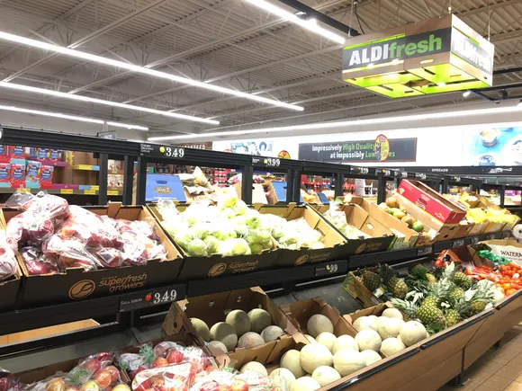 New Aldi model leads with produce and features in-store bakery ...