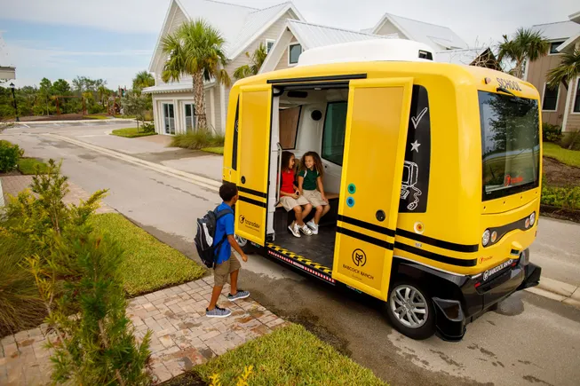 Florida town to test world's first driverless school shuttle | Smart ...