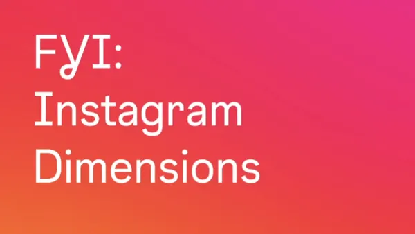 Instagram Image Dimensions for 2025 [Infographic] | Social Media Today
