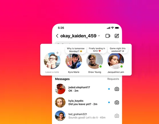 Instagram Rolls Out Inbox ‘Notes’ to More Regions | Social Media Today