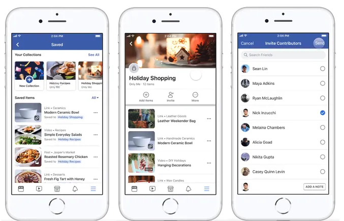 Facebook Adds Option to Share Collections of Ideas with Friends ...