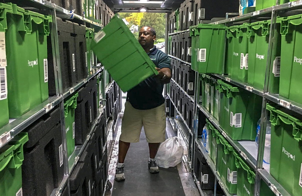 Peeking inside the pod: A deep look inside Peapod's grocery delivery ...