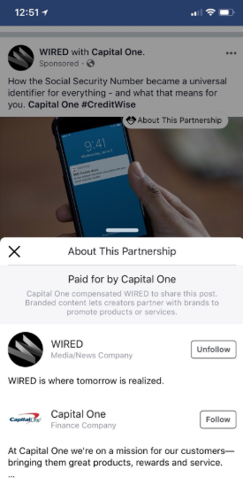 Facebook Tests New Info Labels for Branded Content Partnerships ...