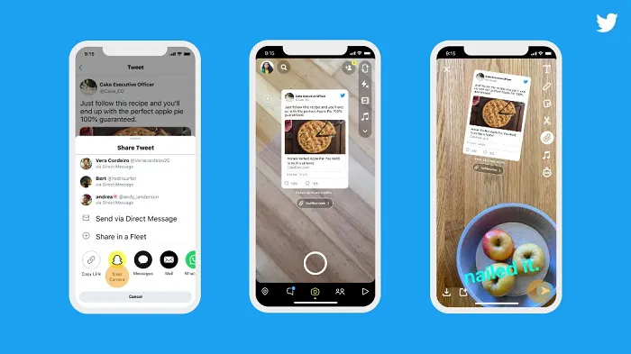 Twitter Announces New Integration to Share Tweets in Snapchat Stories ...