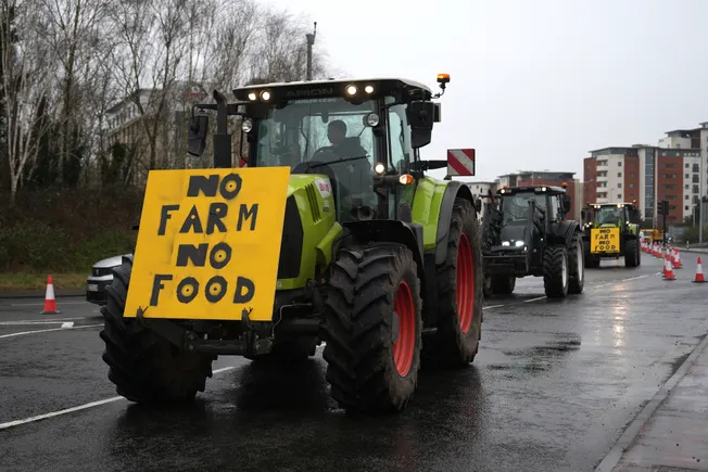 Manure is hitting the walls as farm protests build around the world ...