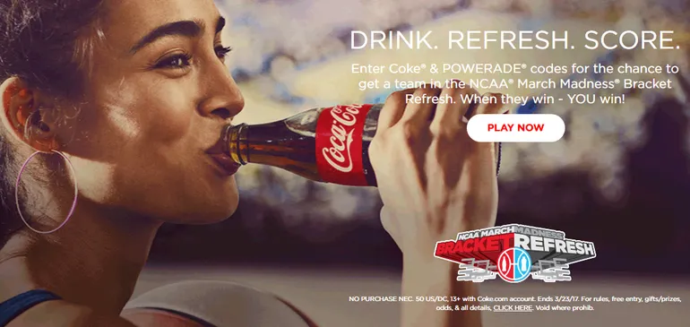 Coca-Cola's new loyalty program scores March Madness scan-and-earn game ...