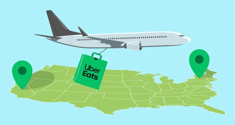 Uber Eats debuts nationwide food shipping | Restaurant Dive