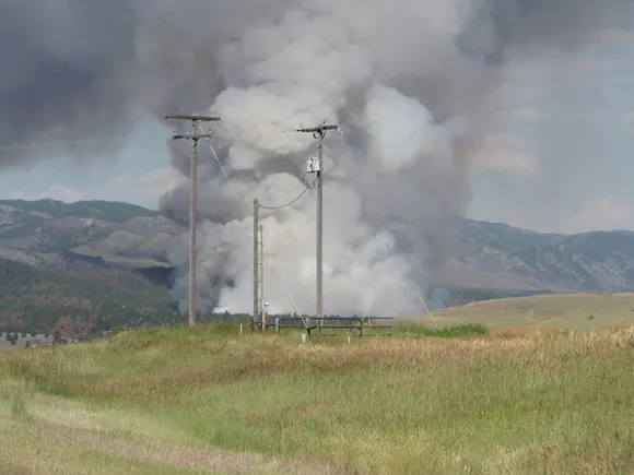 Montana power partially restored after Delphia fire burns transmission ...