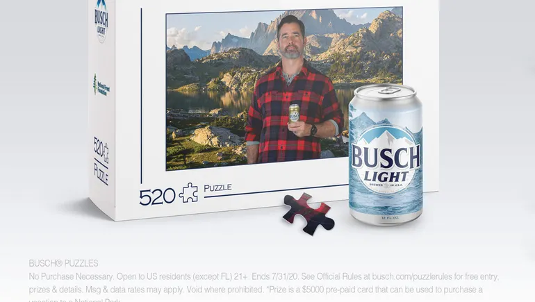 Busch gives fans 'golden ticket' to outdoors with puzzle contest ...