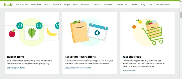 Amazon Fresh launches Recurring Reservations feature for online ...