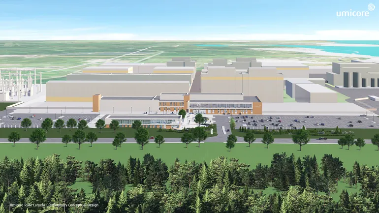 Umicore to build battery materials plant in Ontario | Manufacturing Dive