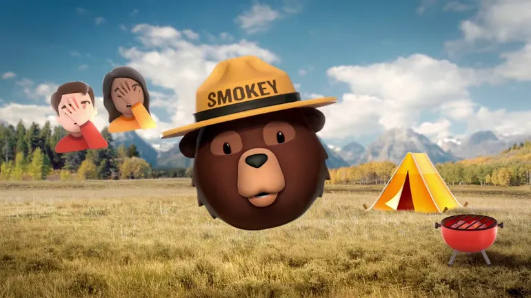 Smokey Bear gets reimagined with celeb-voiced animoji campaign ...