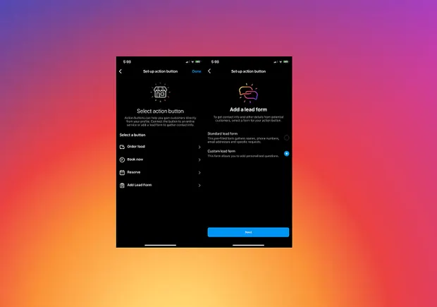 Instagram Adds Lead Forms as CTA Button Option on Business Profiles ...