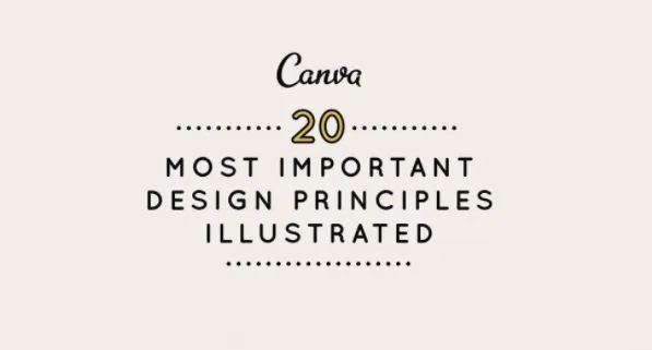 The 20 Most Important Design Principles Illustrated [Infographic ...