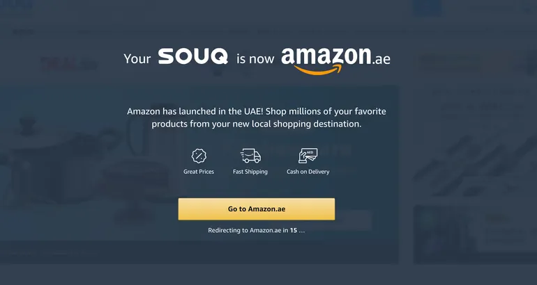 Amazon rebrands Souq | Retail Dive