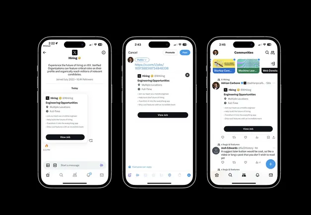 X Previews Coming Job Ads Improvements, Including Improved Discovery ...