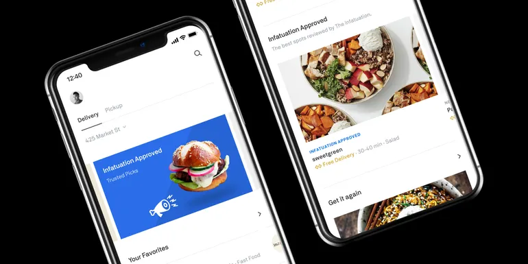 Postmates integrates reviews from The Infatuation | Restaurant Dive