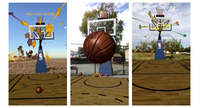 NBA's AR game lets fans pop-a-shot with an iPhone | Marketing Dive