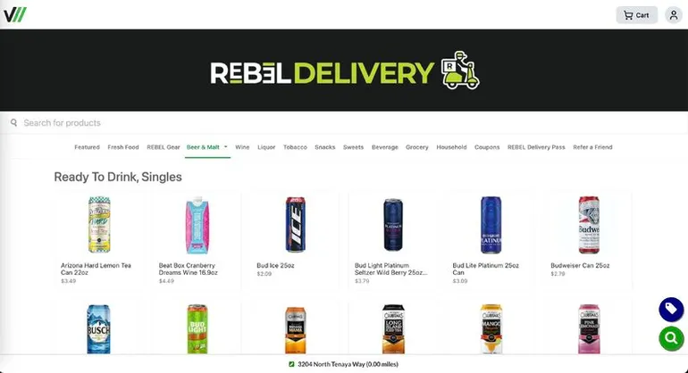 Rebel adds alcohol delivery | C-Store Dive