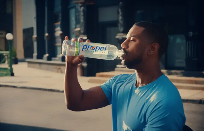 Inside Propel’s first brand campaign with Michael B. Jordan | Marketing ...