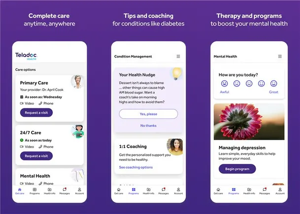 Teladoc rolling out new integrated health app this year | Healthcare Dive