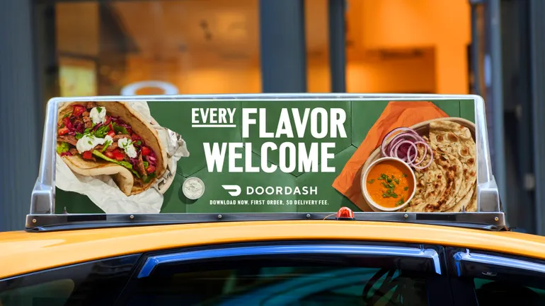 DoorDash orders multichannel campaign with scannable OOH ads ...