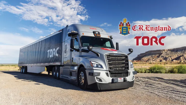 Torc Robotics, CR England tout AV reefer pilot | Trucking Dive