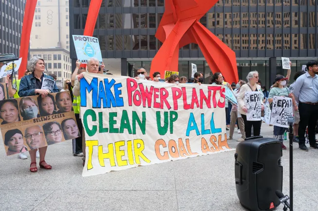 Environmental advocates rally in support of EPA legacy coal ash rule ...