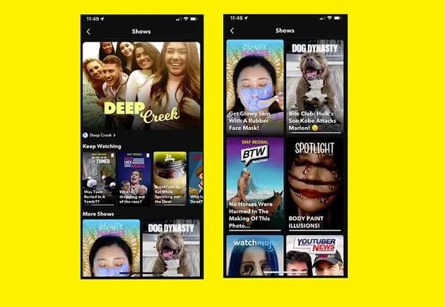 Snapchat's Testing a New, Dedicated Tab for its Exclusive Snap Shows ...